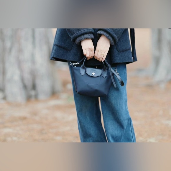Longchamp | Bags | Longchamp Mini Top Handle With Adjustable And ...